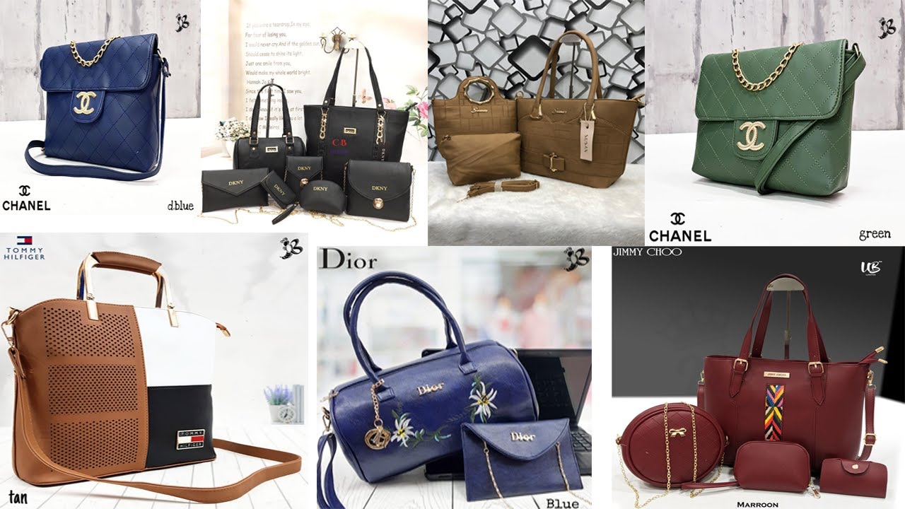 Stylish Leather Handbags Of Combo Set Trendy handbags for Women All ...