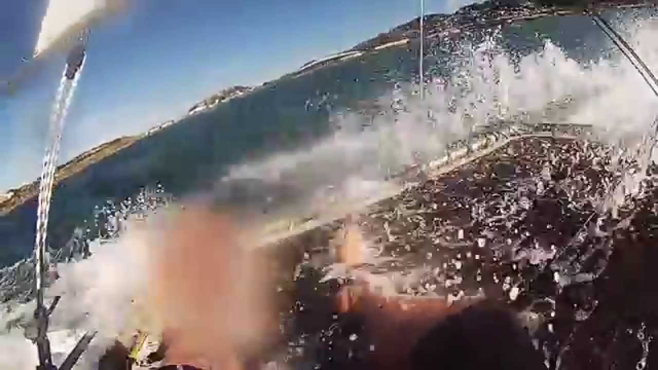 Sailing Evans Bay, Wellington - 12" Windrush Surfcat - YouTube