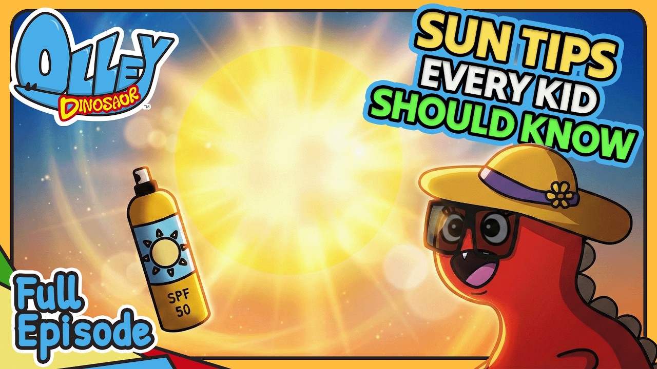 THE SUN - Kids Safety & Science! | Olley Dinosaur | Learn Sing Explore ...