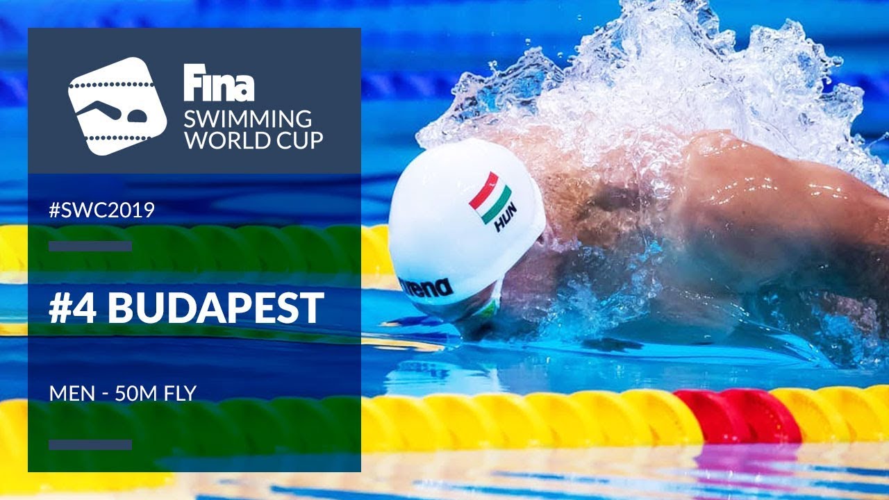 Men's 50m Fly | Day 3 Budapest #SWC19 | FINA Swimming World Cup 2019 ...