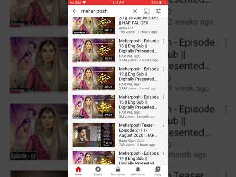 Mehar posh Episode 21 (15 August 2020)