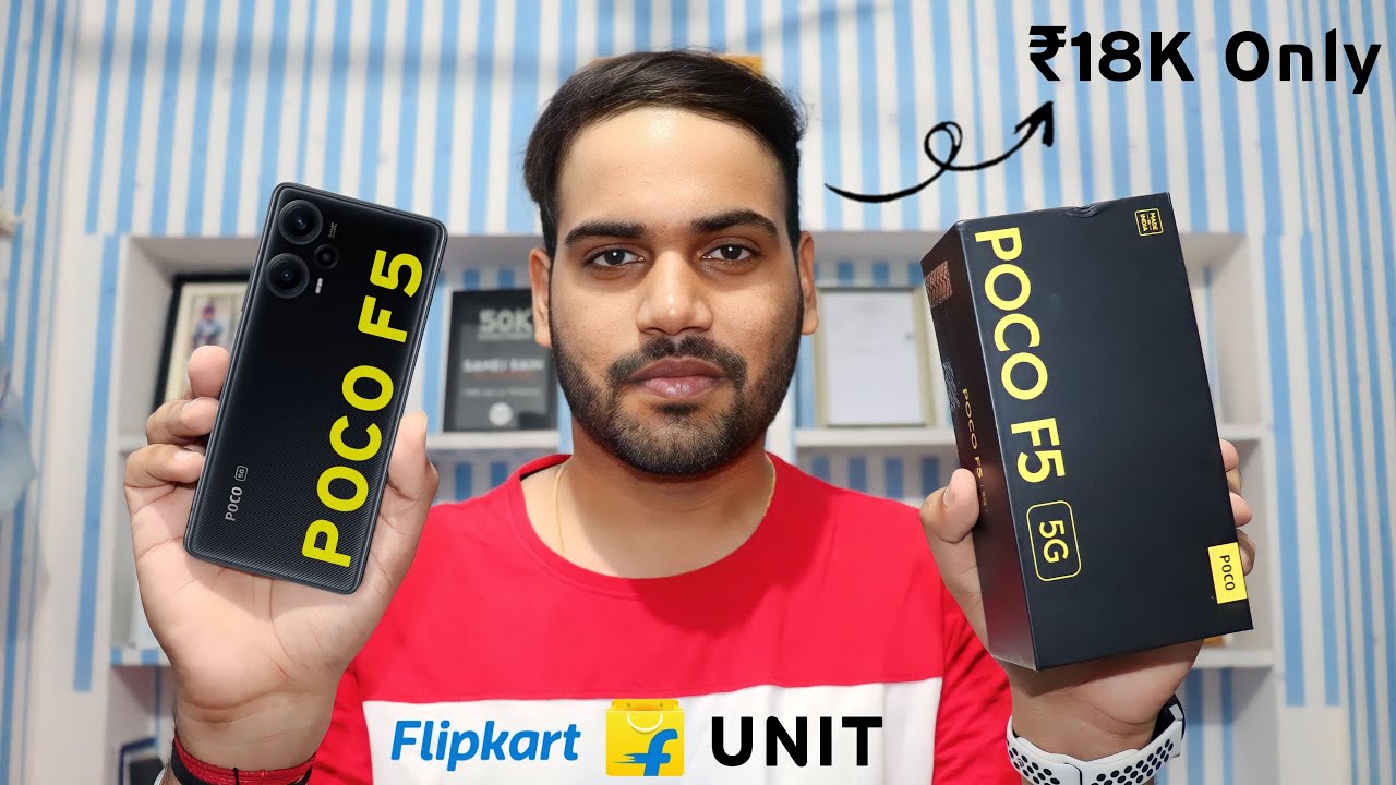 Poco F5 Flipkart Unit Unboxing - Extra Motherboard 🤣 | Poco F5 Honest ...