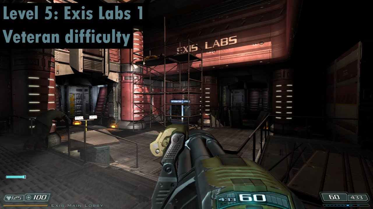DooM 3 BFG Edition - Lost Mission, part 5: Exis Labs, sector 1 (Veteran ...