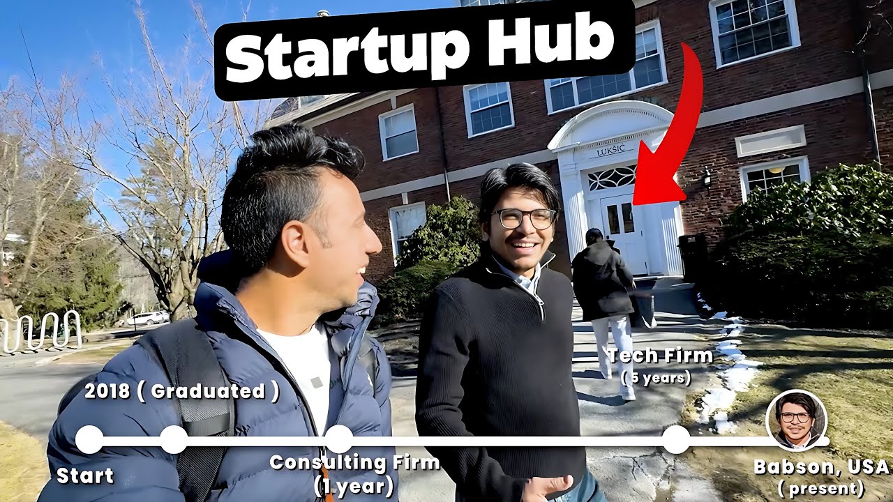 A Day with MBA Student at World's Best Entrepreneurship College! Ft ...