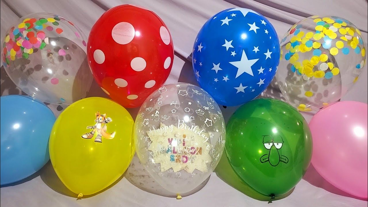 FUN BIRTHDAY BALLOONS POP PART 297!!! - YouTube