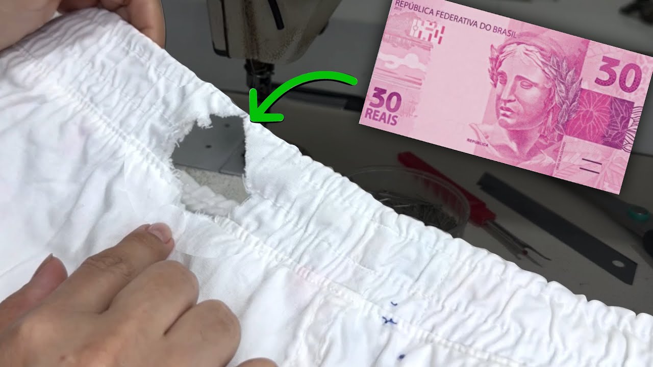 Aprenda Consertar um Furo/Rasgo em Roupa [PASSO A PASSO] ️ - YouTube