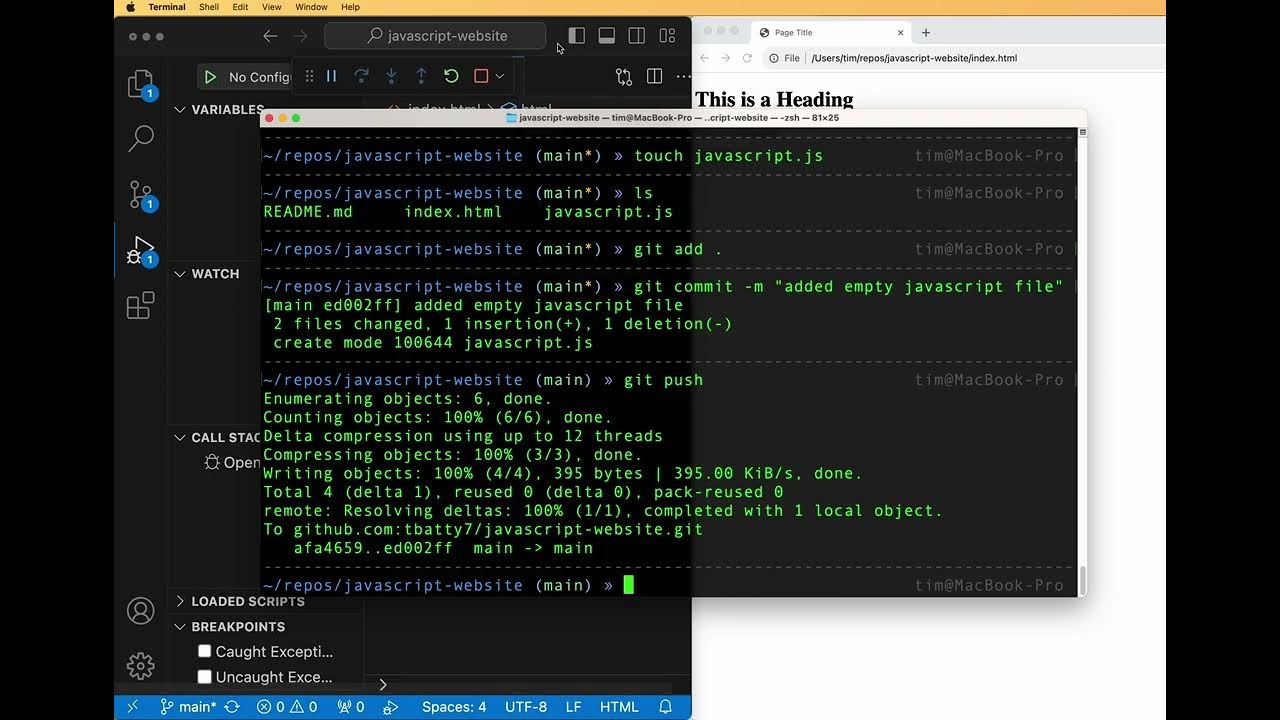 Basic Javascript Button Part 1 Youtube