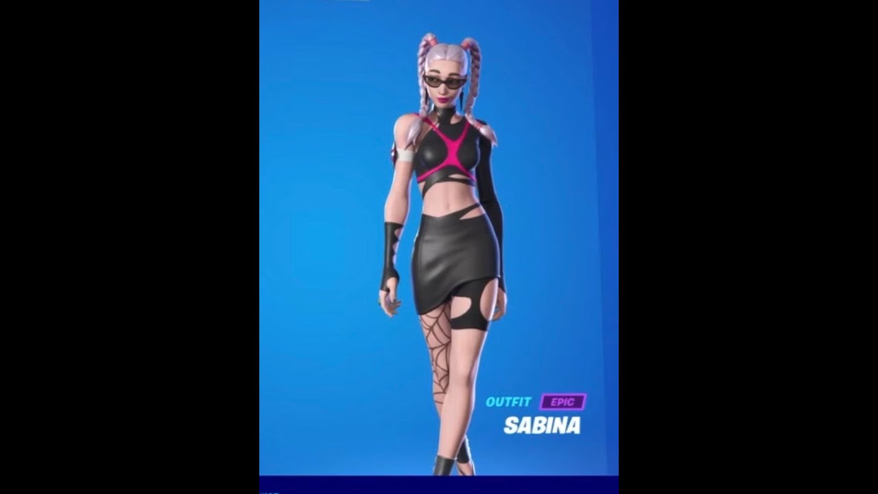 Fortnite Sabina skin gameplay - YouTube