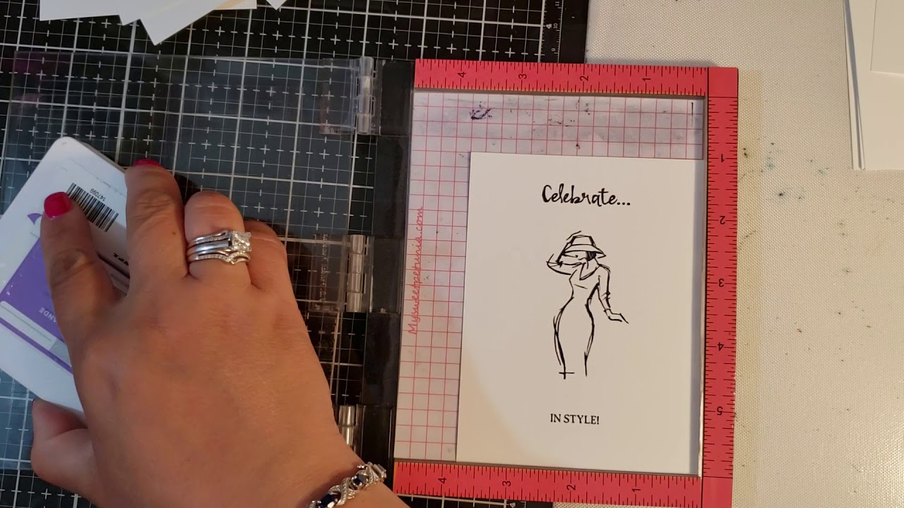 Quick assembly line cards with Beautiful You - YouTube