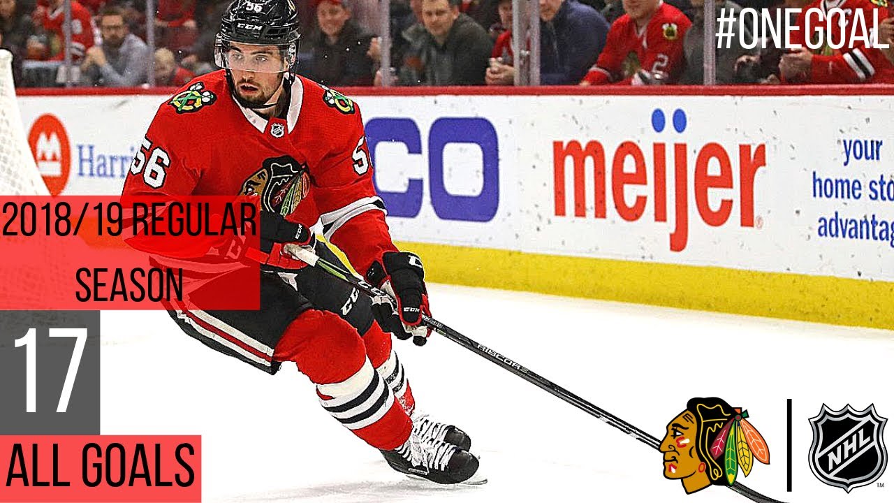 Erik Gustafsson (#56) - ALL 17 Goals from the 2018/19 Season - YouTube