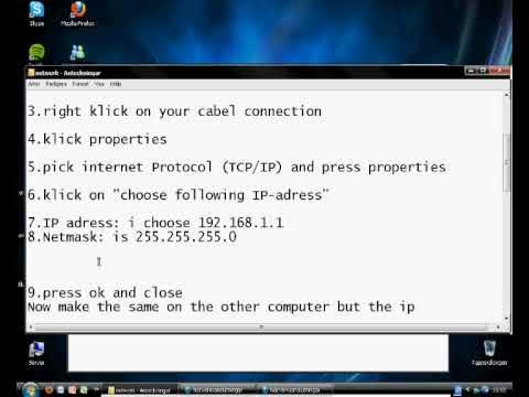 How to connect two computers without router/switch - YouTube