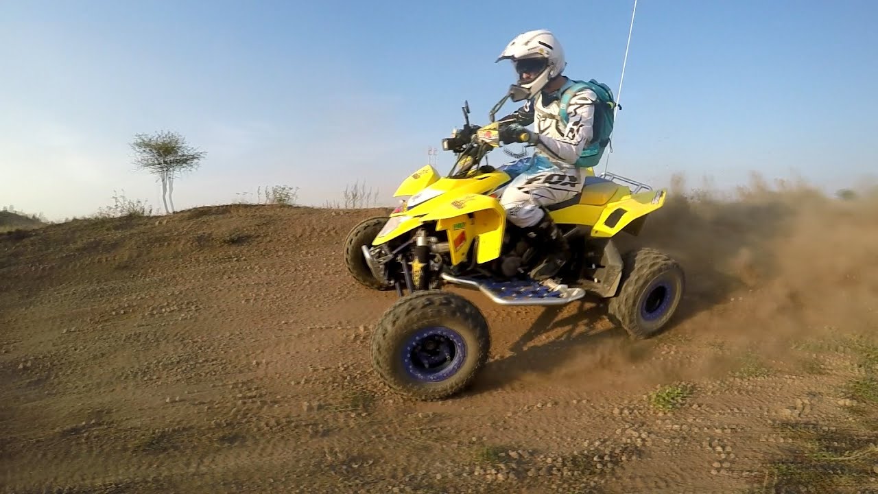 LTR 450 first taste a track - YouTube