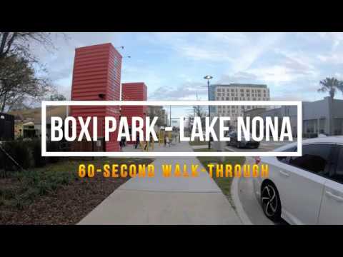 Boxi Park Lake Nona - A Quick 60 Second Walk Through - YouTube