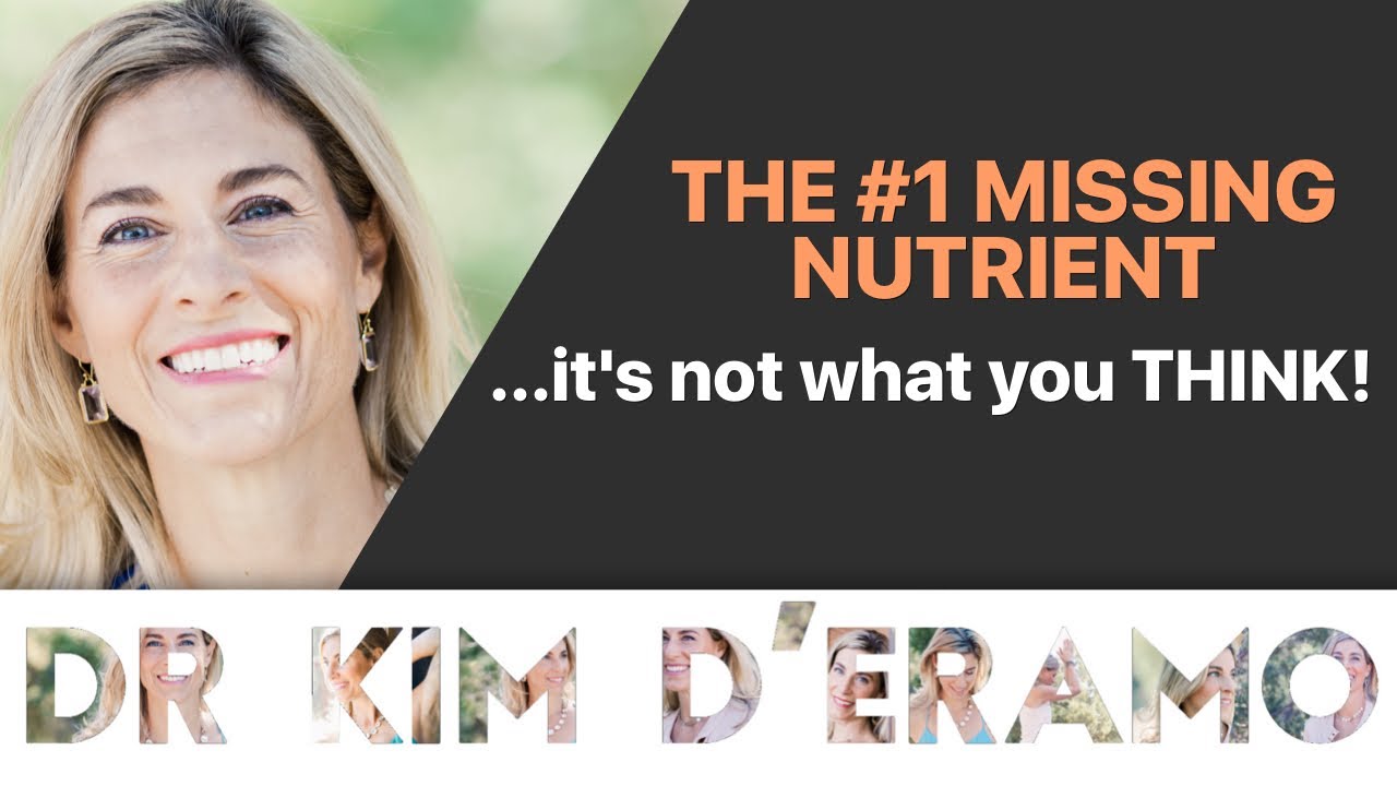 The #1 Missing Nutrient!...it's not what you THINK! - YouTube