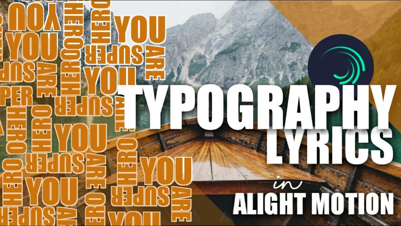 🔴Typography alight motion tutorial | simple typography alight motion | Alight Motion series ...