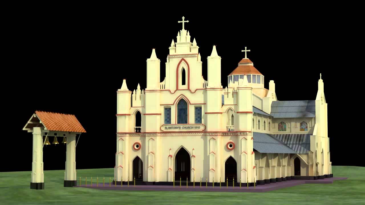 Making of church model for an upcoming Movie - YouTube