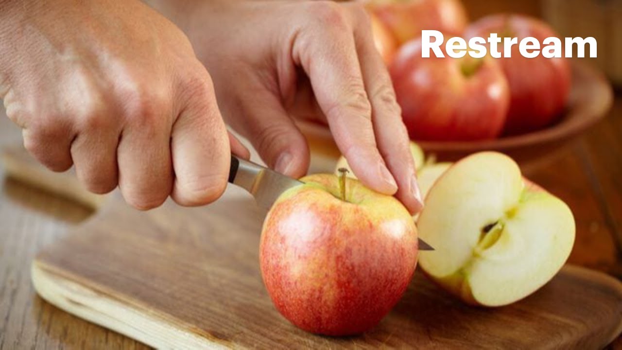 ASMR Apple Cutting | Crisp, Juicy Sounds for Relaxation - YouTube