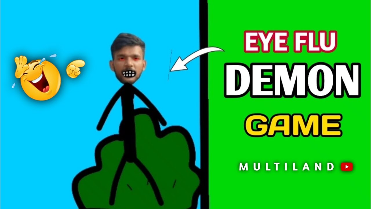 EYE FLU 🧿😂 Demon disease Game with my friends funny animation 😂 #sudu ...