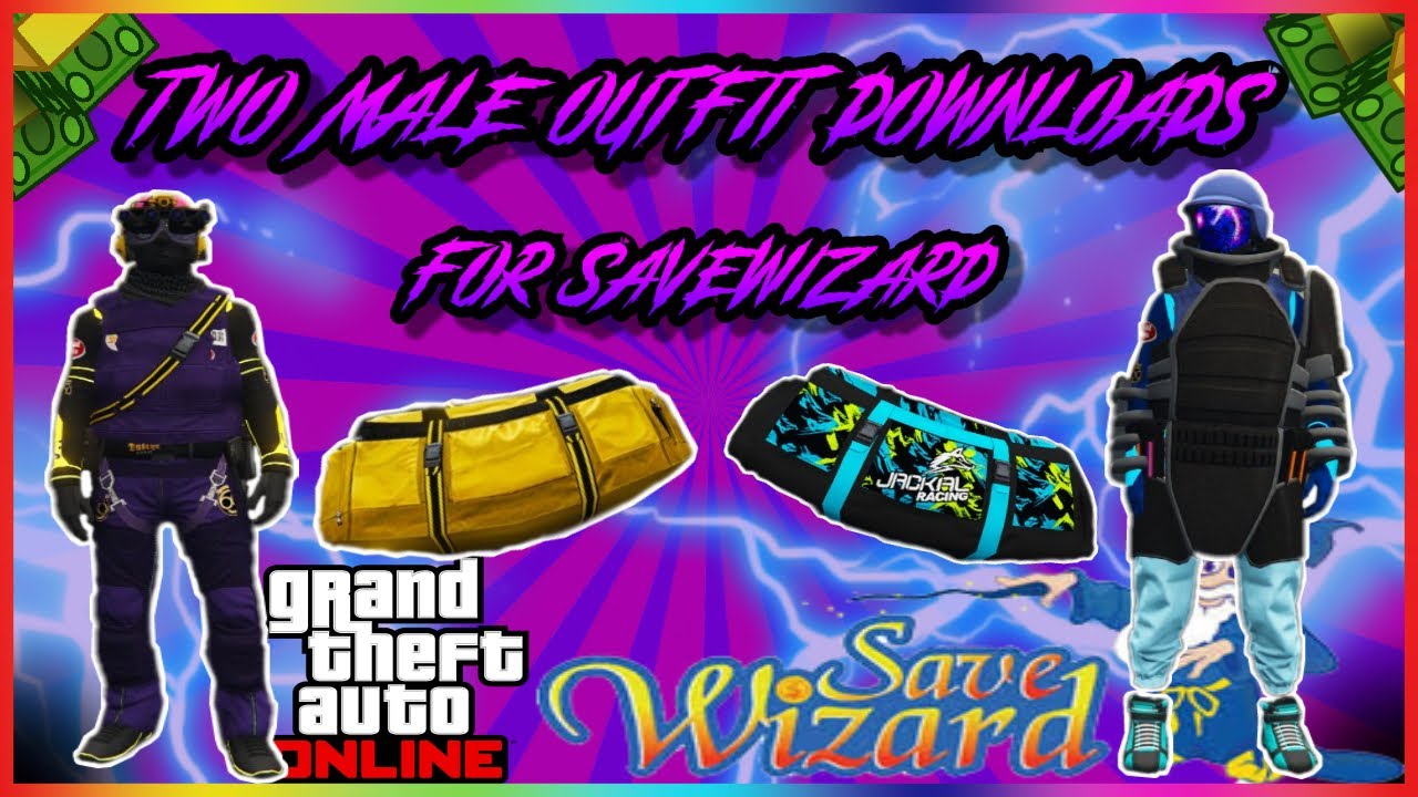 GTA 5 Online 2 (MALE SAVE WIZARD OUTFITS ) DOWNLOAD 🔽🔽 - YouTube