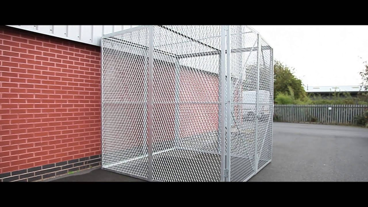Expanded Mesh Modular Enclosures - YouTube