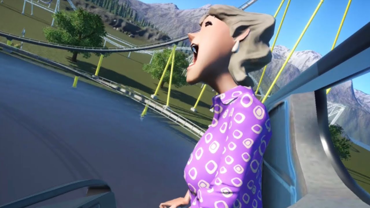 planet coaster npcs = bruh moment - YouTube