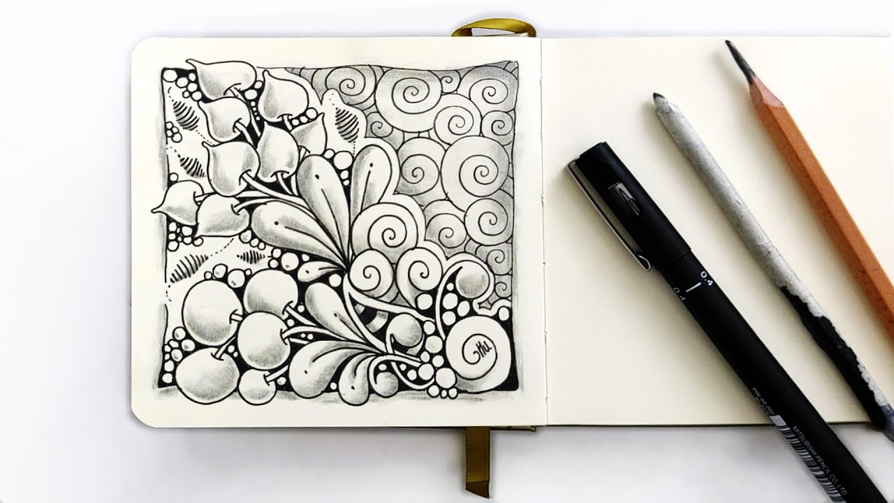 Zentangle Mini Tutorial for Beginners: Explore Zendoodle with the ...