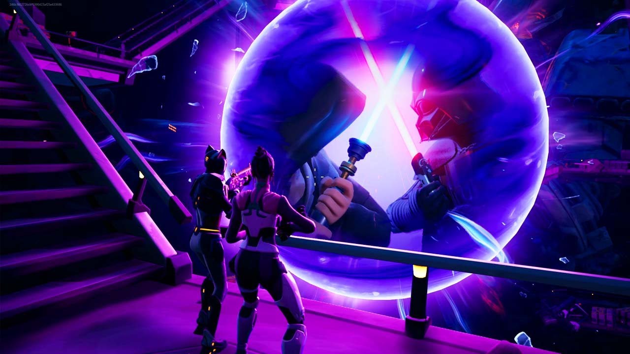 Fortnite Obi-Wan Vs Darth Vader Fight Scene & First Look at Geno - YouTube