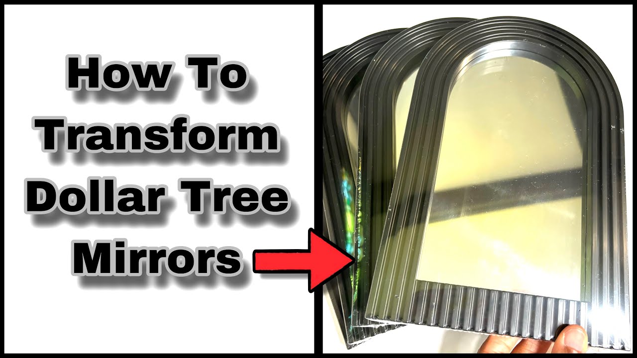 Watch The Amazing Transformation Of These Mirrors | Dollar Tree DIY's ...