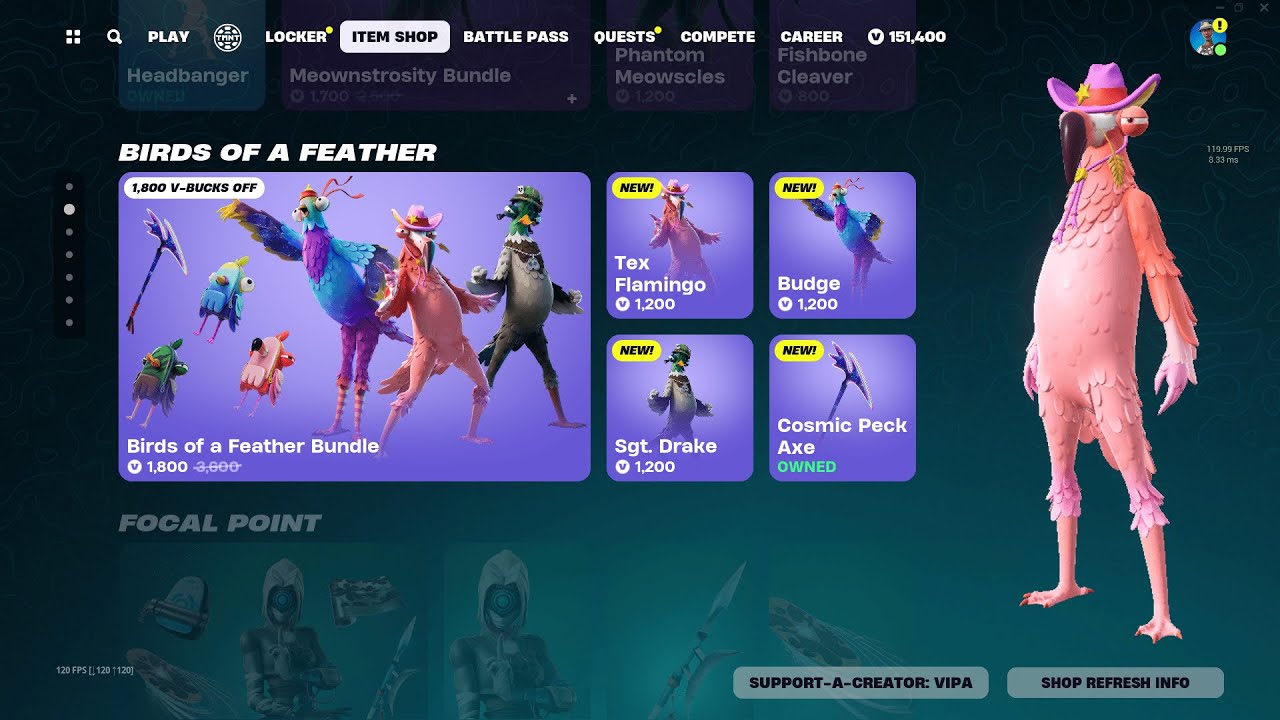 New Birds Of A Feather Bundle Is Now In The Fortnite Item Shop! - YouTube