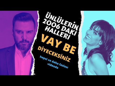 Ünlülerin gençlik yılları