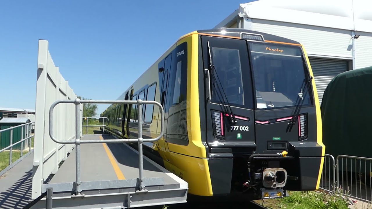 New Merseyrail Class 777 train. Battery Power Action. #RailLive # ...