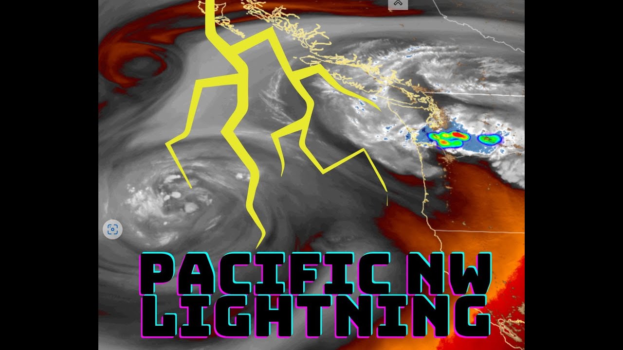 Pacific NW Weather: Lightning show! - YouTube