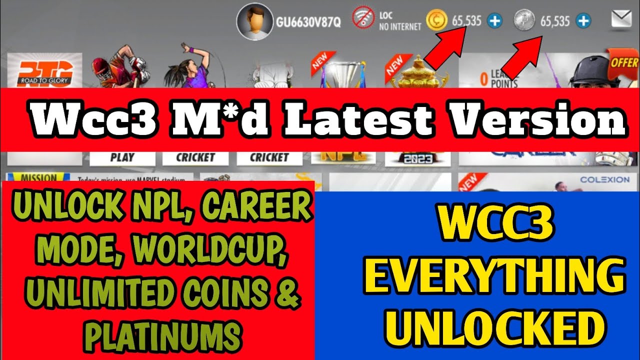 Wcc3 Mod Latest Version🔥Unlock Everything🤑Wcc3 H@ck New version 1.8.3 ...