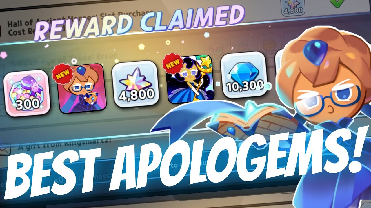 BEST APOLOGEMS! Claim Your REWARDS Now in Cookie Run Kingdom! - YouTube