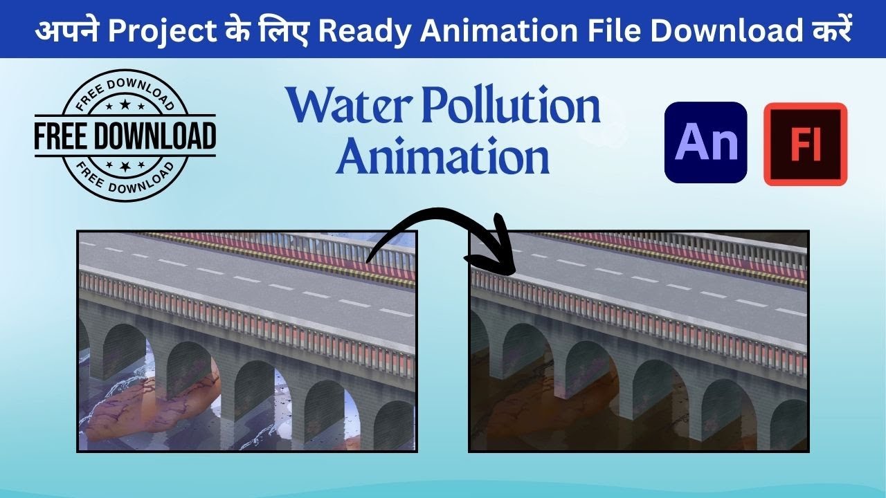 Free Download | Water Pollution Transition Effect Animation | Download ...