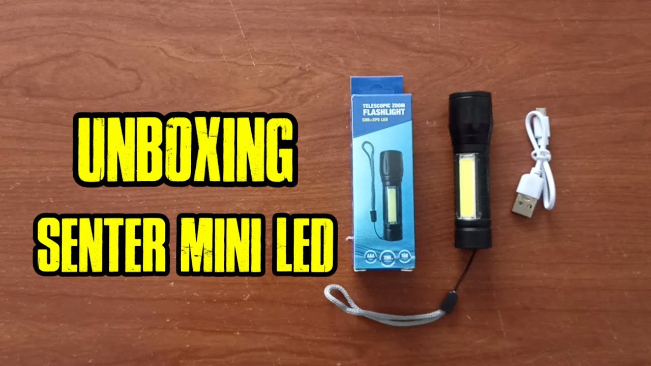 Senter Mini LED Harga Murah. #senter #unboxing - YouTube