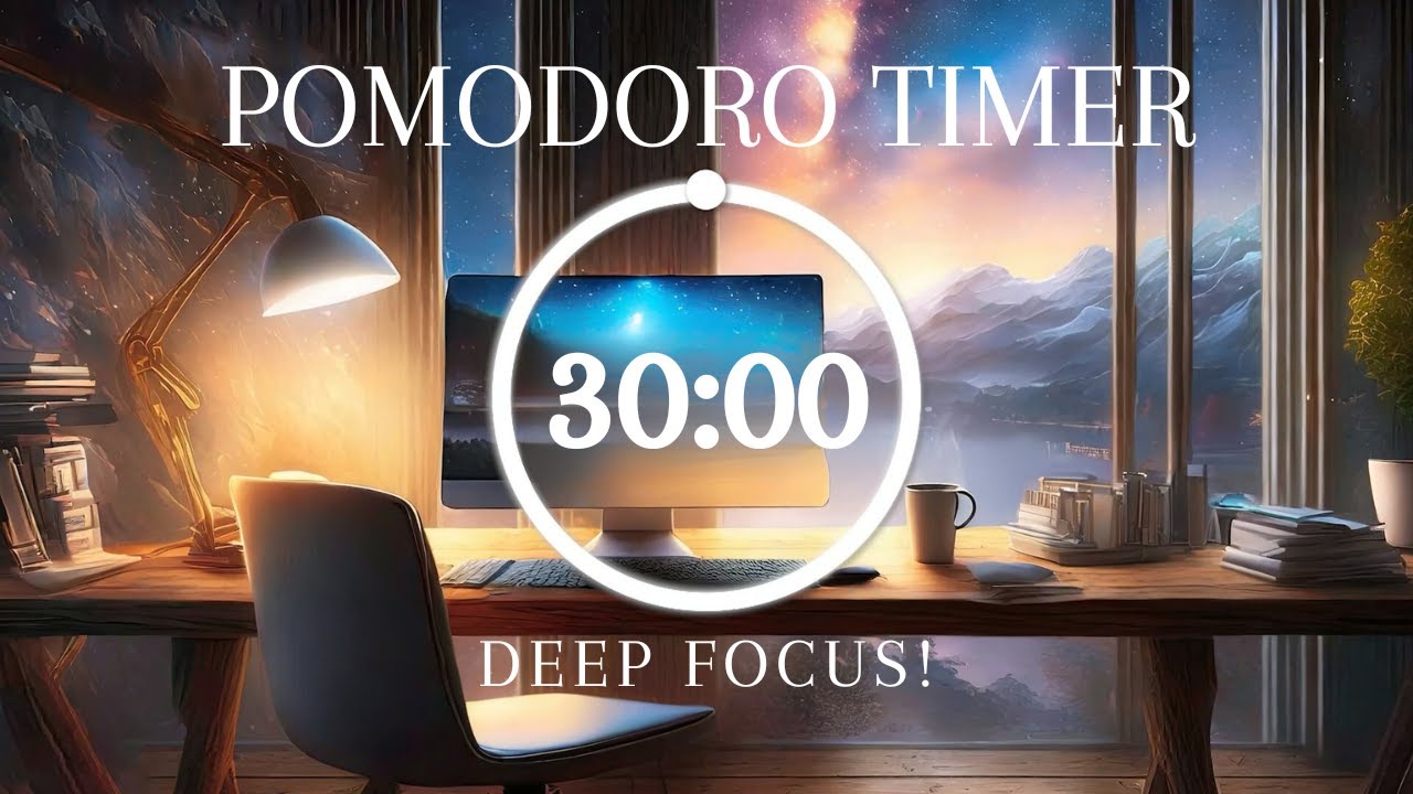 Pomodoro Technique ⏲️ 30-Minute Pomodoro Timer - Ideal for study and ...
