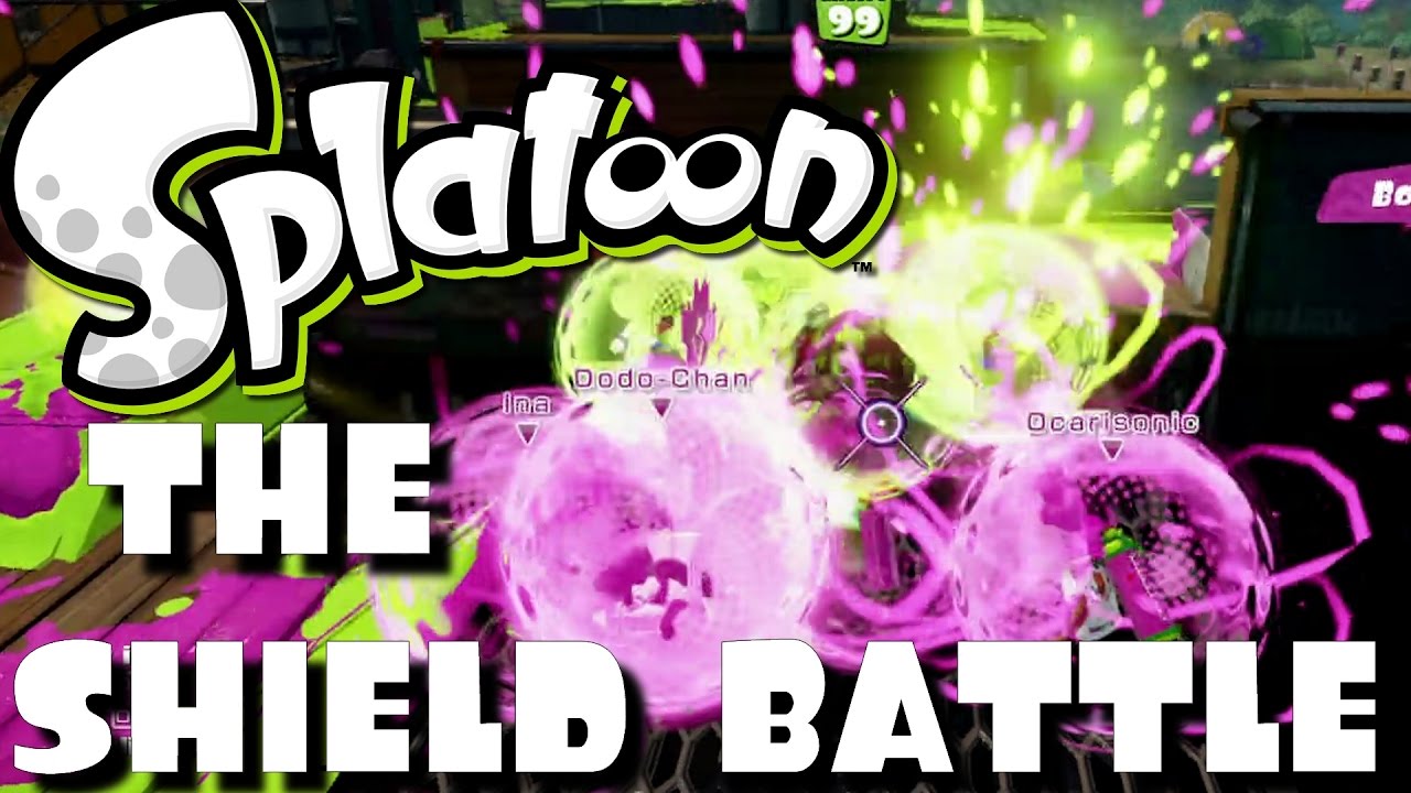 SPLATOON - THE SHIELD BATTLE (Funny Moments) - YouTube