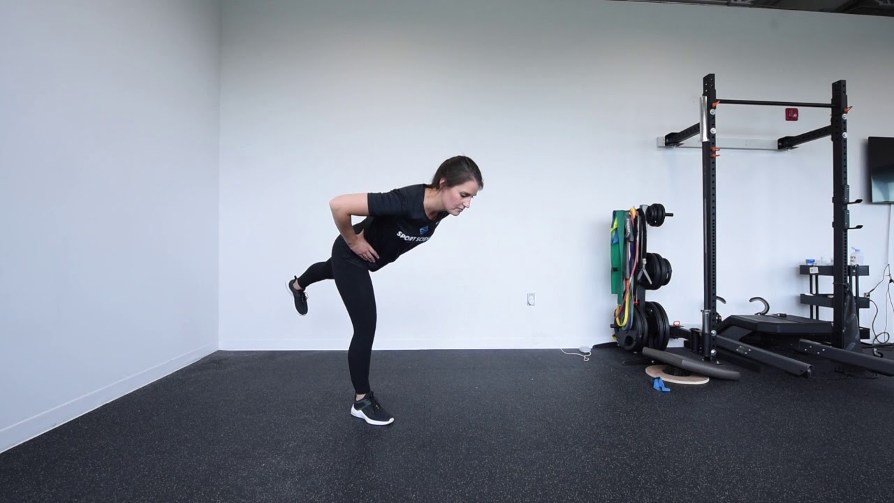 Single Leg RDL Holds - YouTube