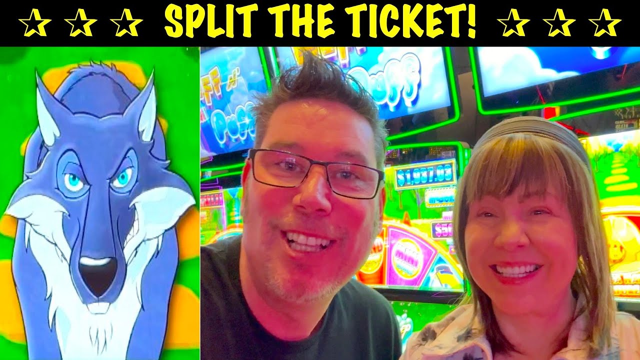 SPLIT THE TICKET! Houses PAY BIG on Huff N More Puff! 🐺 🎉 🥳 - YouTube