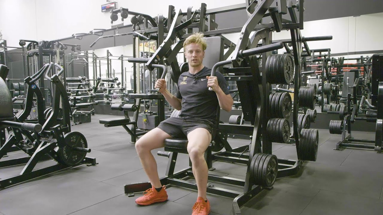 Machine Neutral Grip Chest Press - YouTube