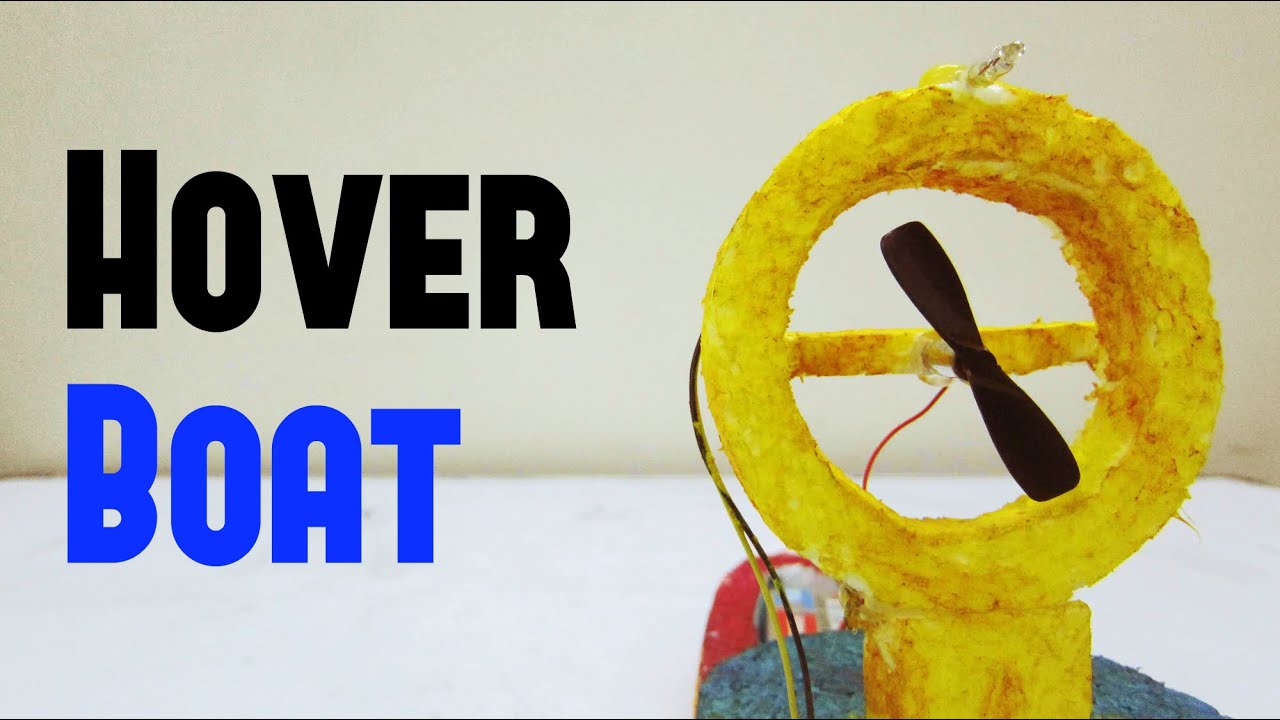 How to make a Hover Boat - YouTube