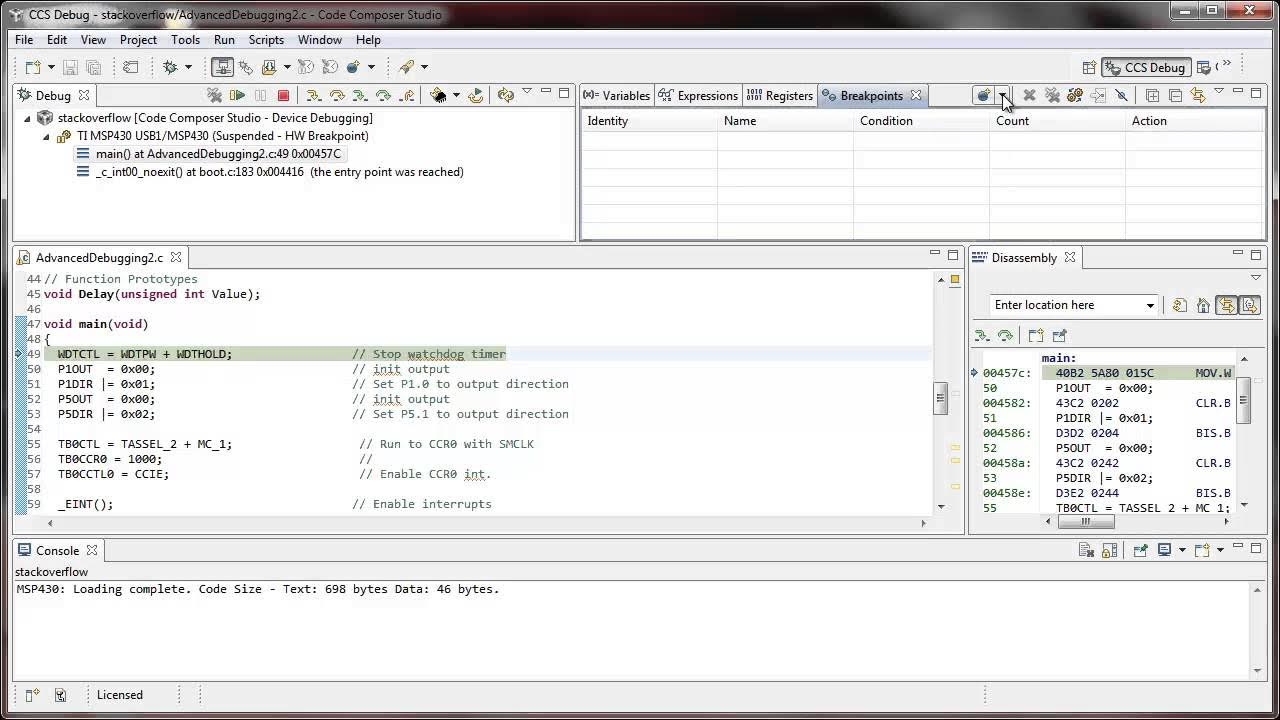 Detecting stack overflow on MSP430 - YouTube