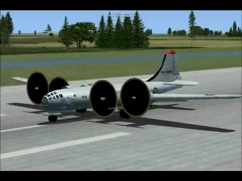 FSX B-29 DROPPING BOMBS - YouTube