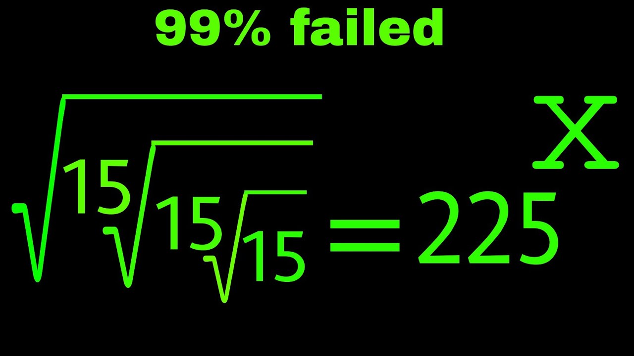 Japanese - math square root problem | math Olympiad - YouTube
