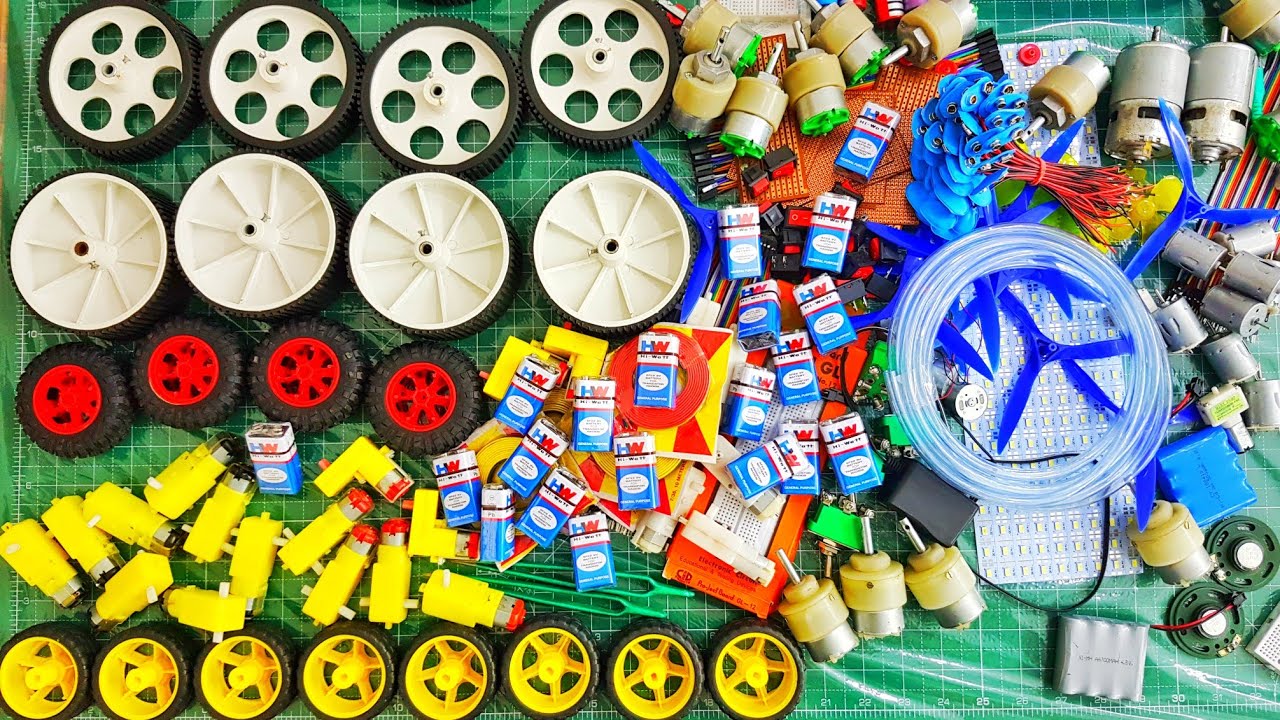 Science Project Kit Unboxing For School Students, 775 DC Motor, Drone ...