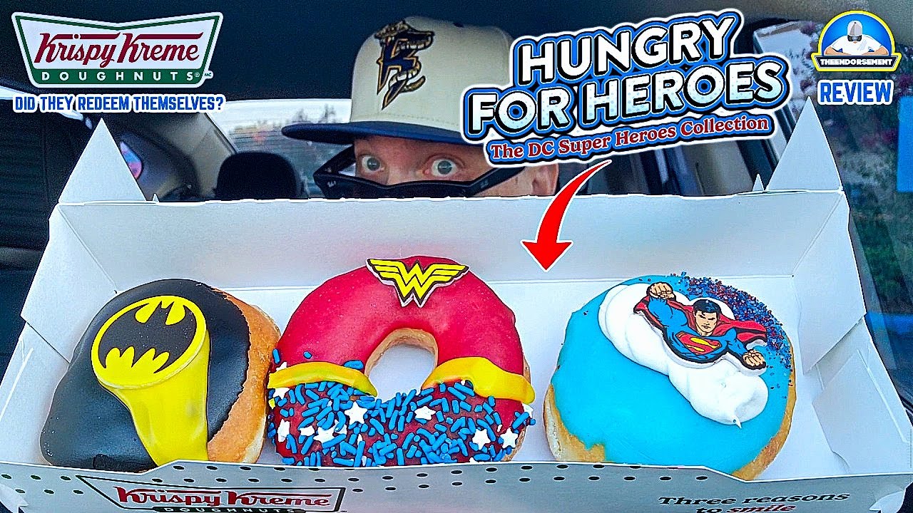 Krispy Kreme® DC Super Heroes Collection! 🦸🦇🍩 | Did They Redeem Themselves? | theendorsement ...