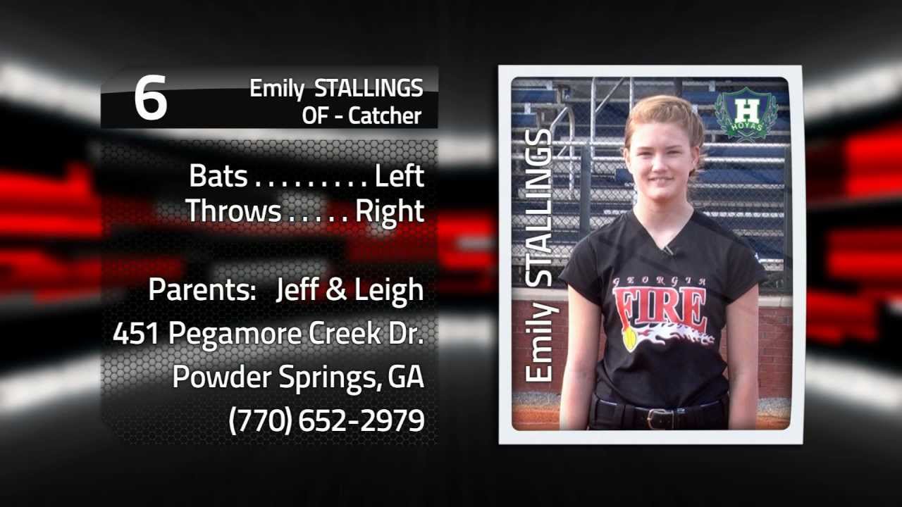 Emily Stallings - Softball 2012 - Georgia Fire - YouTube