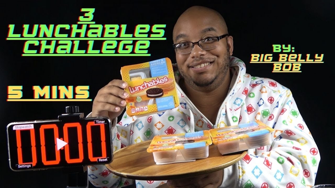 3 LUNCHABLES IN 5 MINUTES CHALLENGE | INTENSE | BY BIG BELLY BOB ...