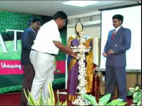 Jagadeesan Lightening Kuthu Vizhakku and presenting Memento at KGiSL ...